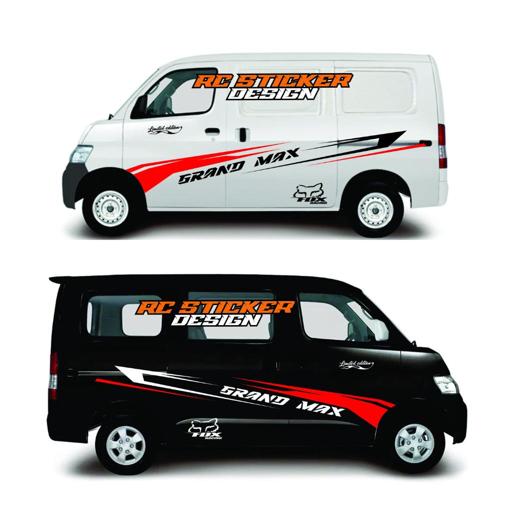 Jual NEW CUTING STICKER GRAN MAX STIKER MOBIL DAIHATSU GRAND MAX BODY ...