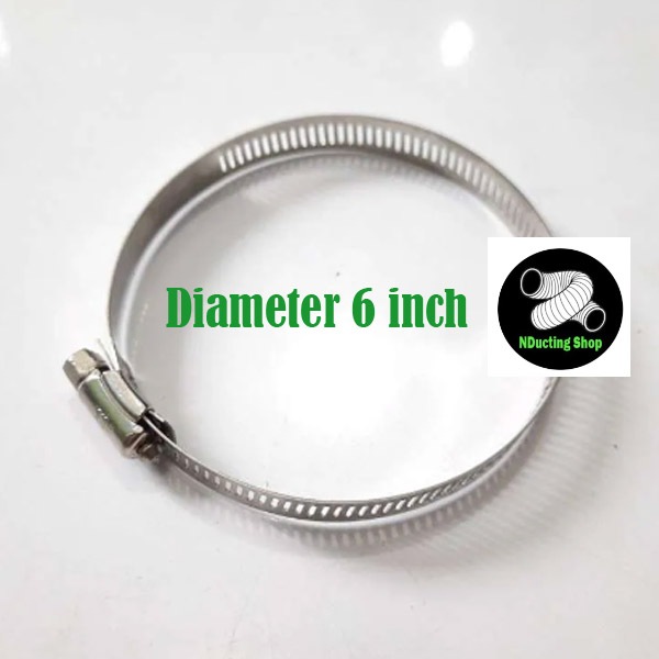 Jual Clamp / Klem Flexible Ducting 6 Inch | Shopee Indonesia