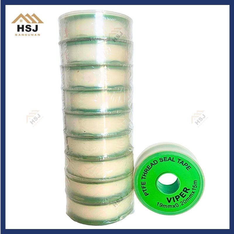 Jual Seal Tape Jumbo SealTape Ukuran Besar PTFE Thread Seal Tape Viper ...