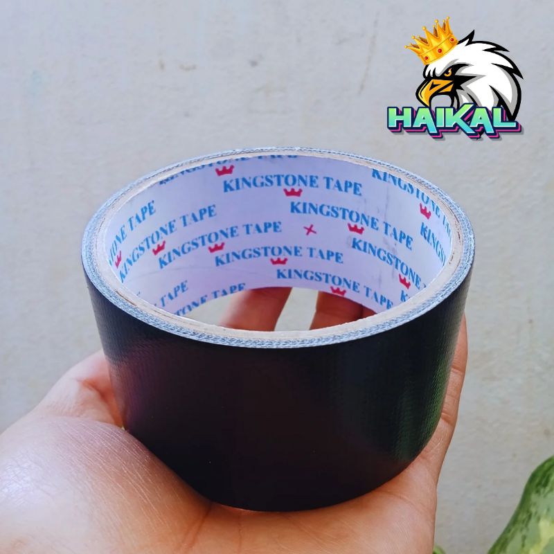 Jual Cloth Tape Kingstone Lakban Jilid Hitam | Shopee Indonesia