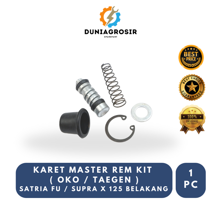Jual KARET MASTER REM KIT SATRIA FU / SUPRA X 125 BELAKANG ( OKO / TAEGEN ) | Shopee Indonesia