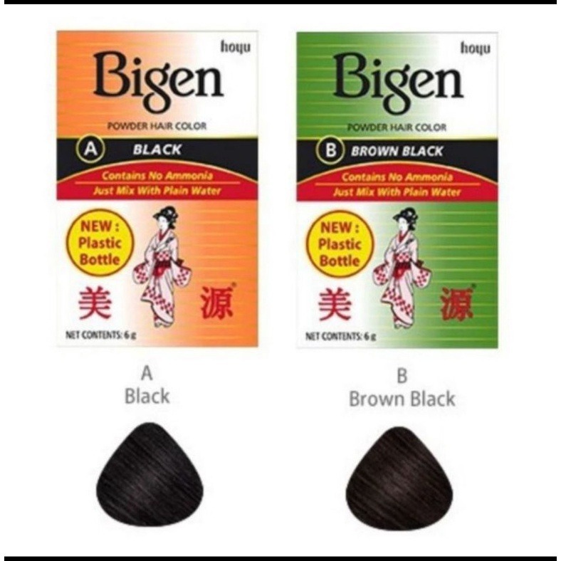 Jual BIGEN Powder Hair Color 6GR | Shopee Indonesia