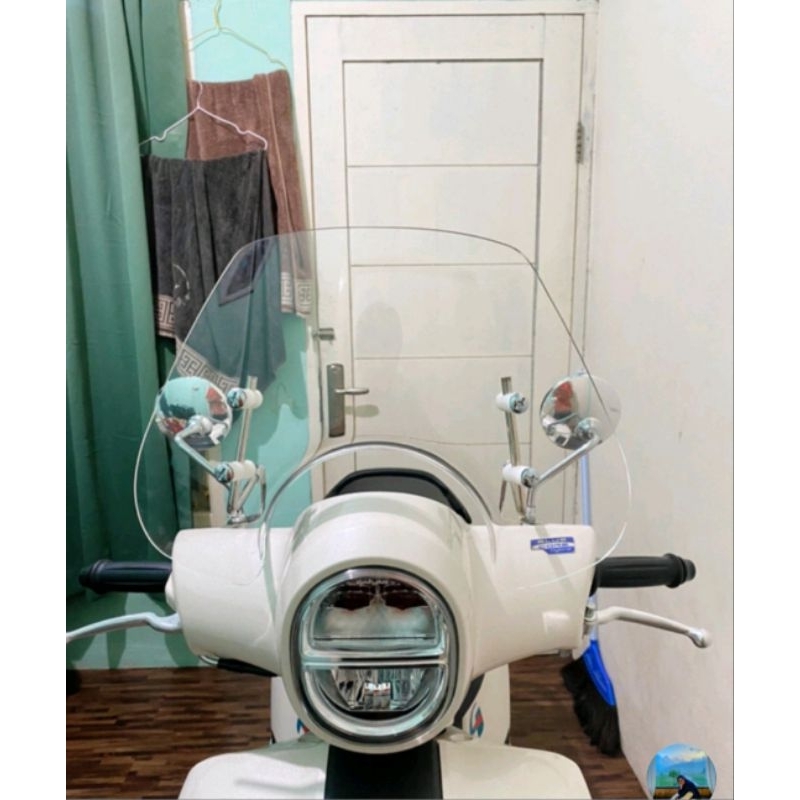 Jual Windshield visor variasi fazzio full akrilik bening tebal 3 mili ...