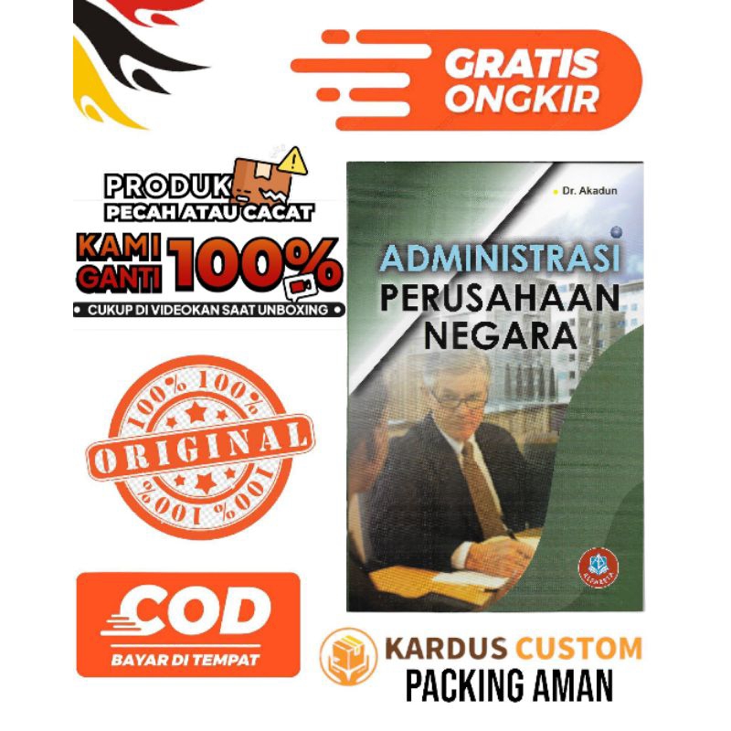 Jual Buku Administrasi Perusahaan Negara-Akadun | Shopee Indonesia