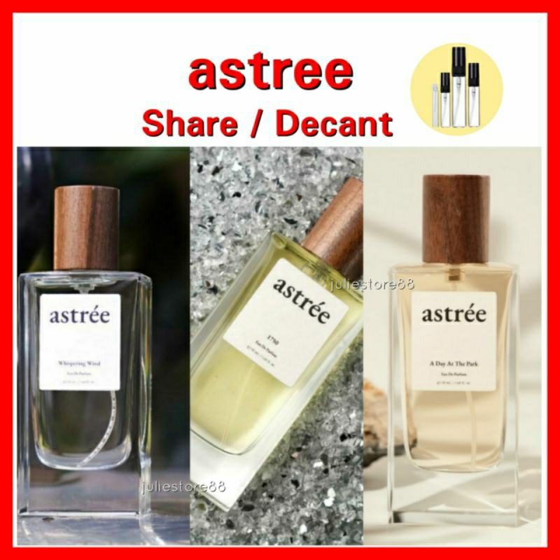 Jual Decant /Share ASTREE Eau De Parfum 1750 A Day At The Park Villa De La Rose Ocean Breeze ...