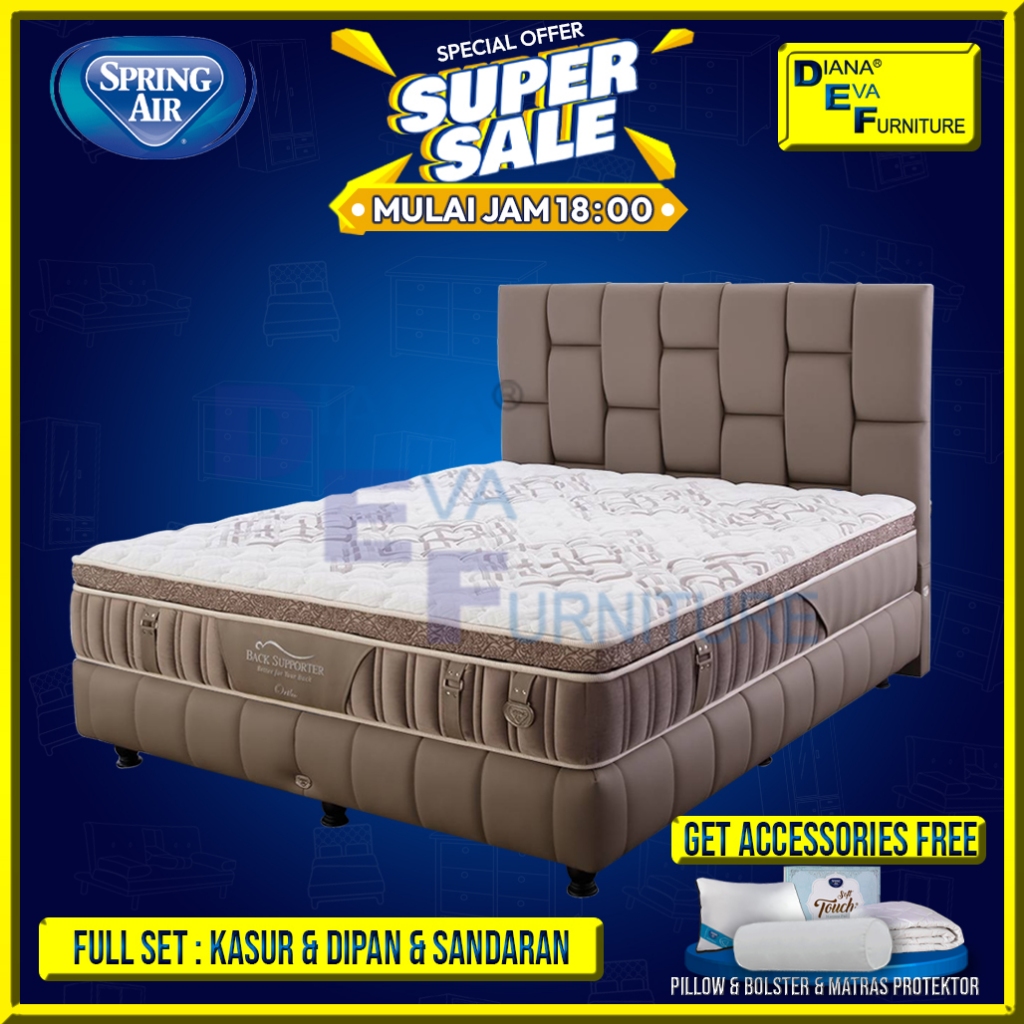 Jual Spring Air Ortho Set Kasur Springbed (Promo Special) | Shopee ...