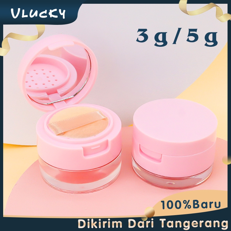 Jual Wadah Bedak Tabur Travel Size 3/5g Tempat Bedak Tabur Tempat Loose ...