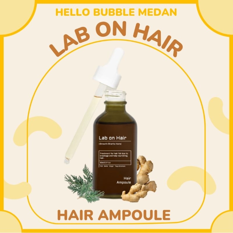 Jual LAB ON HAIR Anti Hair Fall Ampoule Serum - Hair Oil Serum Rambut ...