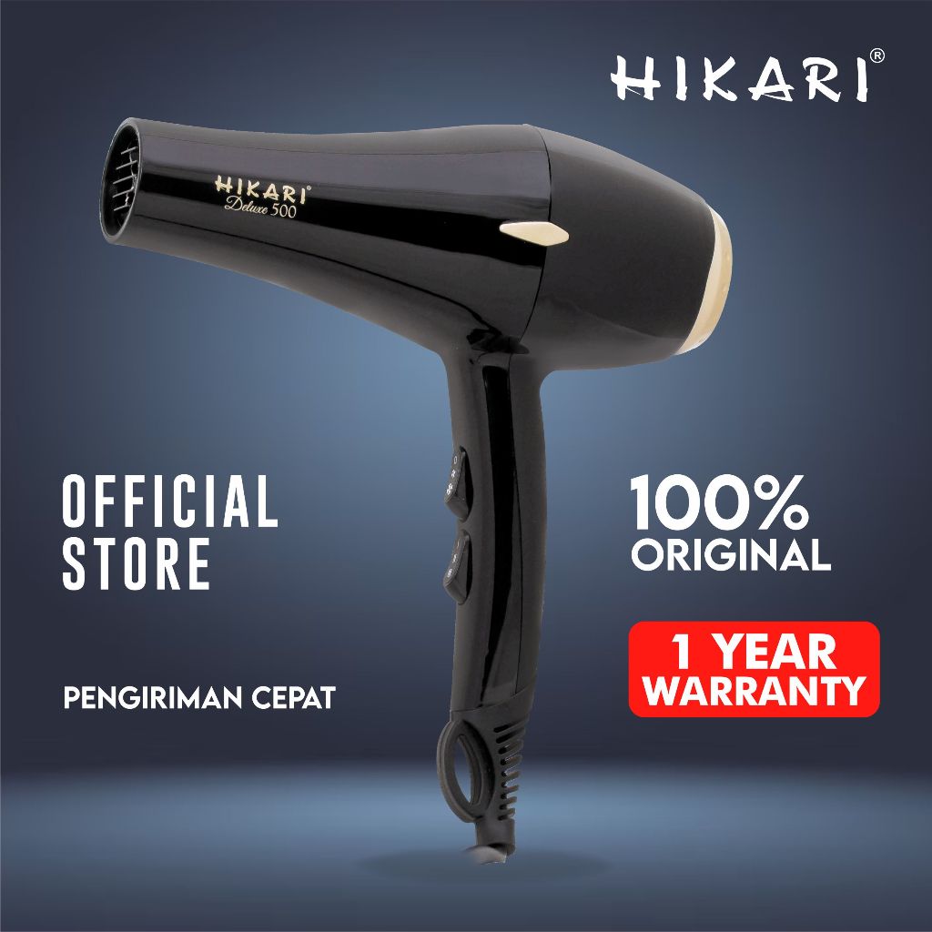 Jual Hikari Deluxe 500 Hair Dryer Pengering Rambut Professional Salon ...