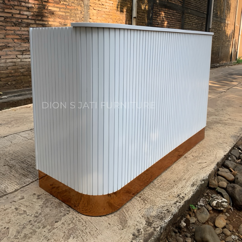 Jual Meja Resepsionis / Reception Desk / Meja Kasir Hotel | Shopee ...