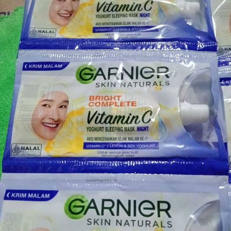 Jual GARNIER CREAM NIGHT SACHET | Shopee Indonesia