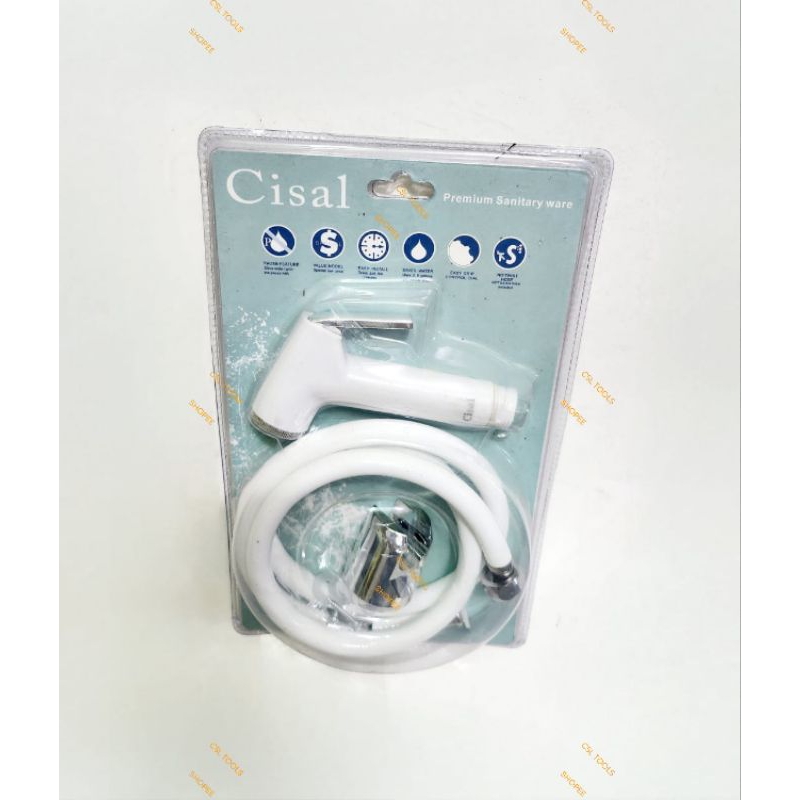 Jual Shower Toilet PVC Putih CISAL / Shower Bidet PVC Putih White CISAL ...