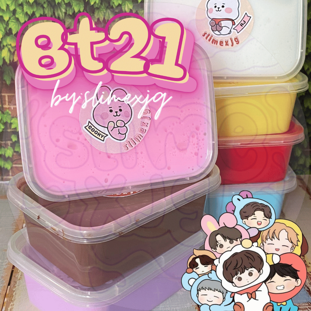 Jual SLIME BT21 200gram/BT21 SLIME/SLIME/MAINAN ANAK | Shopee Indonesia
