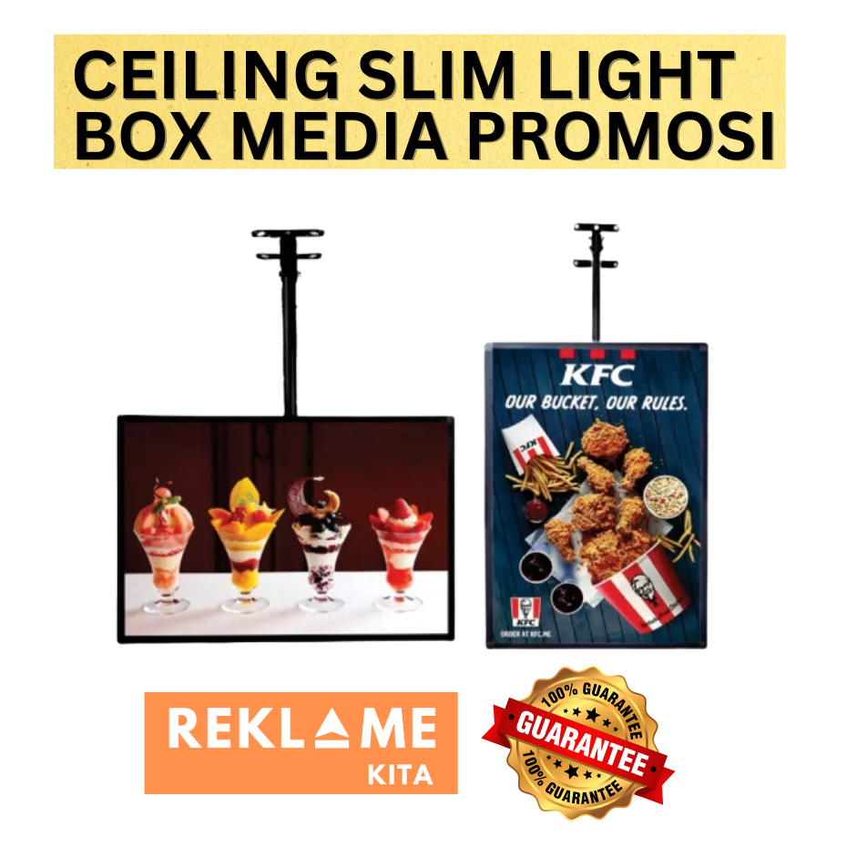 Jual CEILING SLIM LIGHT BOX - MEDIA IKLAN, PENUJUK ARAH, ALAT BRANDING ...