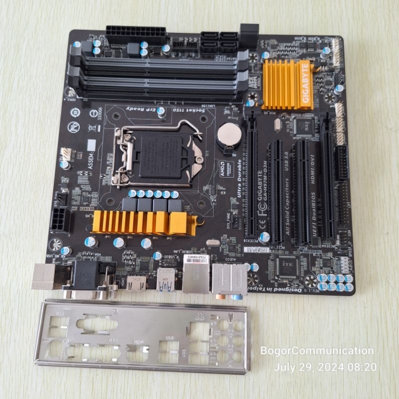 Jual Motherboard H97 Gigabyte GA-H97M-D3H Intel Haswell 1150 DDR3 | Shopee Indonesia