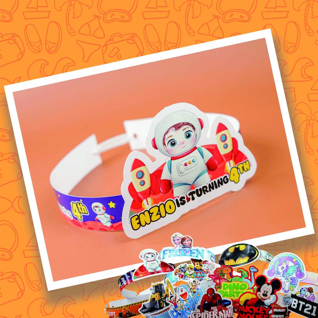 Jual Topi Ulang Tahun anak Custom - Bisa pakai foto dan request desain ...