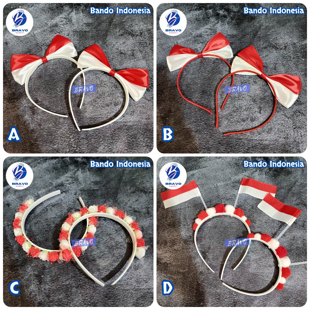 Jual BANDO MERAH PUTIH / BANDO ATRIBUT AGUSTUSAN / BANDO INDONESIA ...
