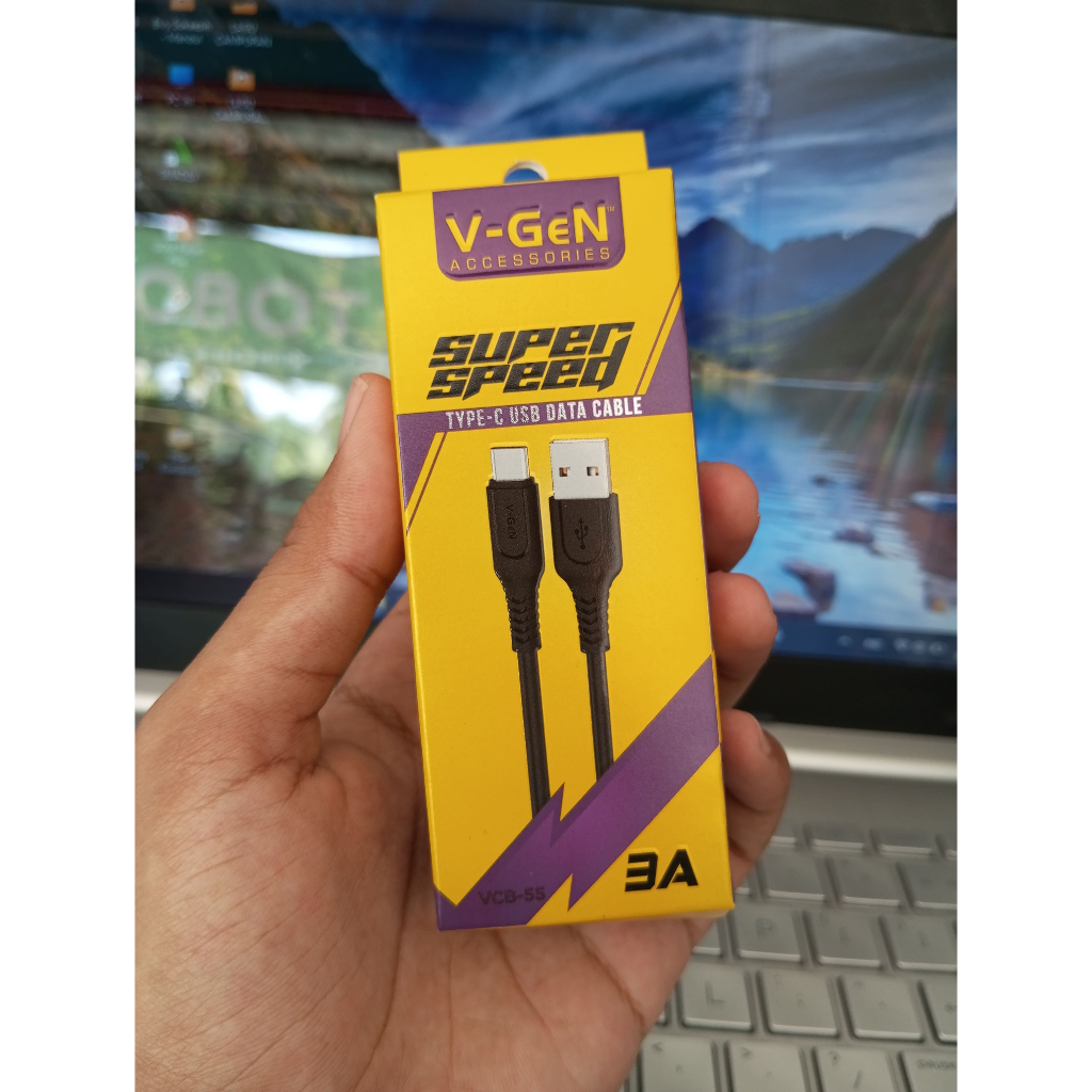 Jual Kabel Data Type-C V-GEN VCB-55 3A Fast Charging USB Type-C Panjang ...