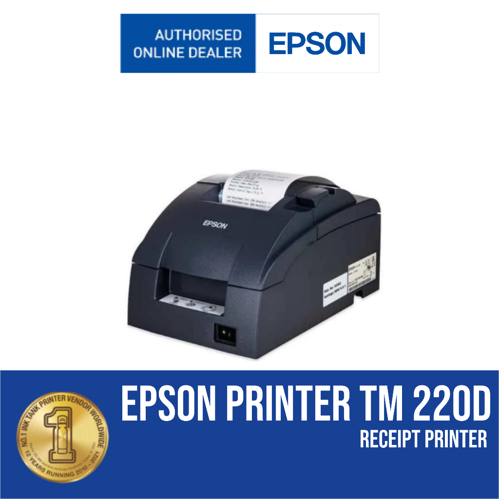 Jual Printer EPSON TMU-220 Manual Cutter Dot Matrik USB LAN Serial ...