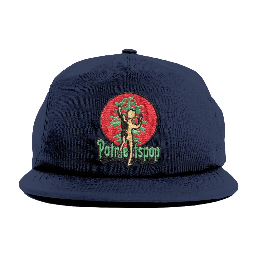 Jual POT MEETS POP - HASH NYLON 5 PANEL SNAPBACK NAVY SS`24 | Shopee ...