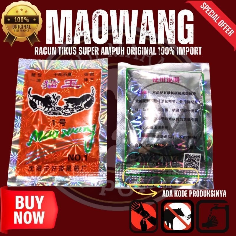 Jual RACUN TIKUS MAO WANG / OBAT PEMBASMI TIKUS HAMA 100% ORIGINAL ...