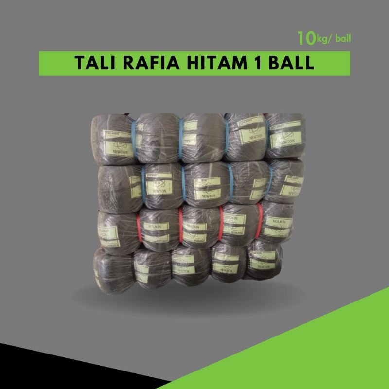 Jual Tali Rafia Hitam 1 Ball (10 Kg) | Shopee Indonesia