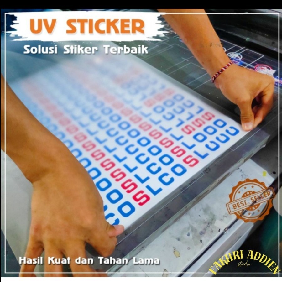 Jual Stiker Murah Cetak Print Cutting Sticker UV DTF Custom Timbul ...
