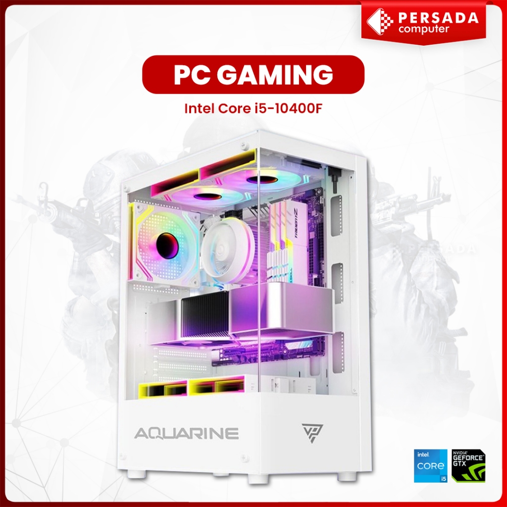 Jual PC GAMING i5-10400f I GTX 1650 4GB I SSD I GAMING DESIGN | Shopee Indonesia