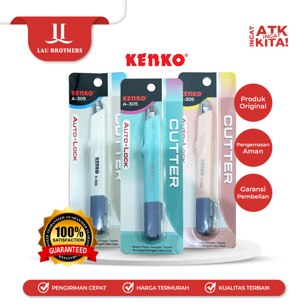Jual KENKO CUTTER A-305 AUTOLOCK (1PC) | Shopee Indonesia