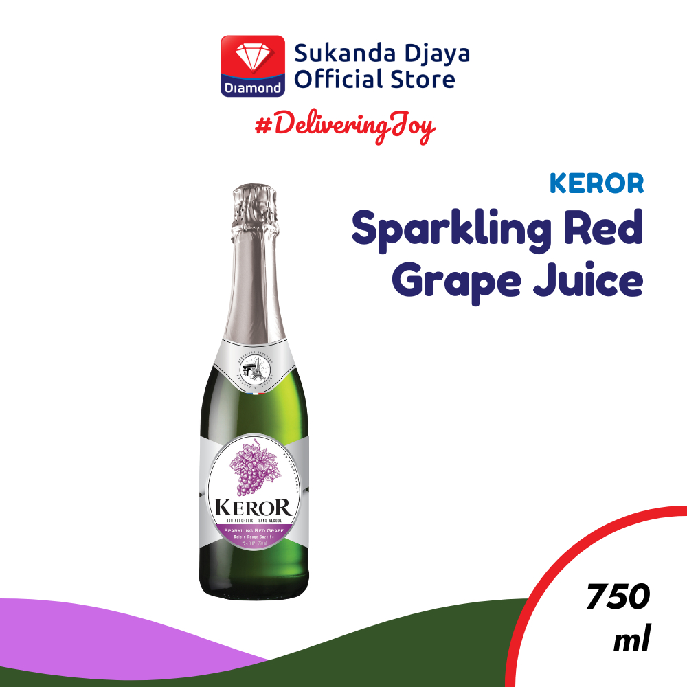 Jual Keror Sparkling Red Grape Juice 750 ml | Shopee Indonesia