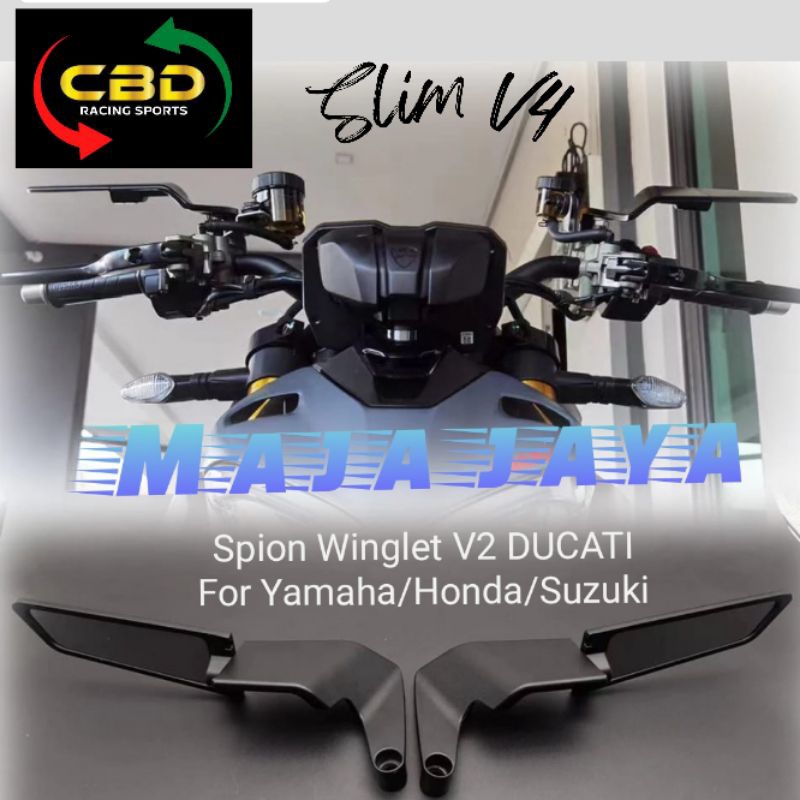 Jual SPION WINGLET V2/V3 -SLIM V4 CBD DUCATI VIXION SATRIA FU AEROX ...