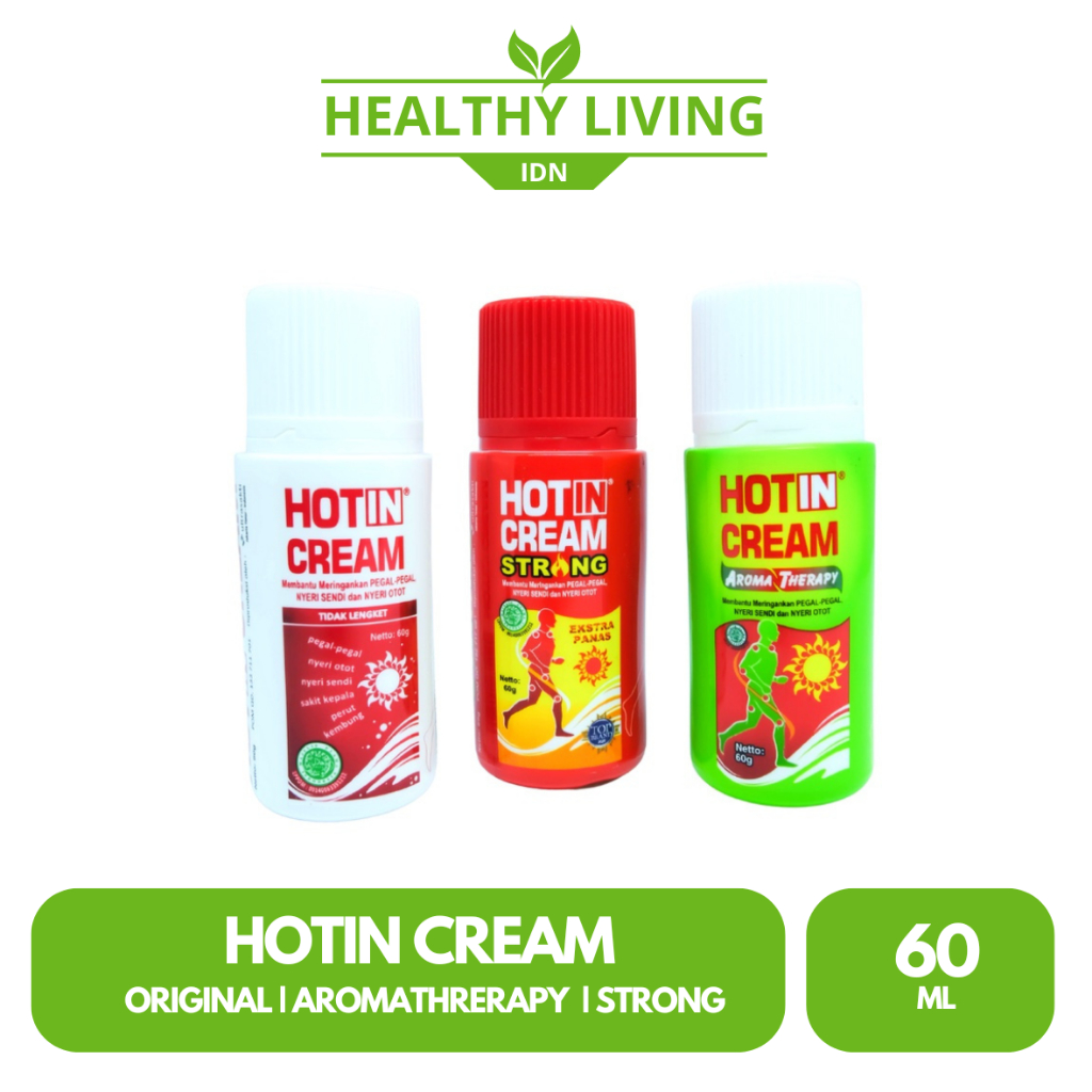 Jual HOTIN Cream Botol 60ml Original Aroma Therapy Strong Ekstra Panas ...