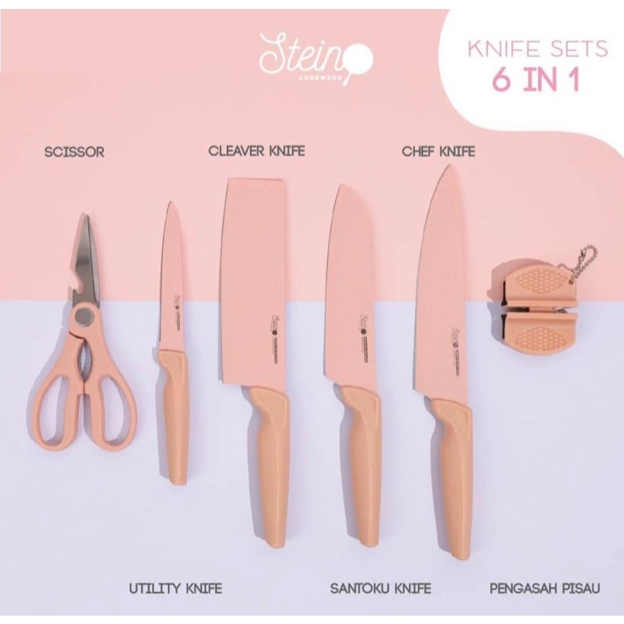 Jual STEIN PISAU SET DIAMOND SERIES 6 IN 1 | Shopee Indonesia