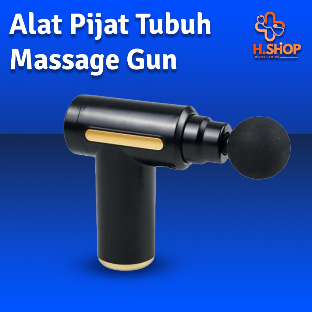Jual Mini Portable Massager Fascia Gun - Alat Pijat Terapi Getar Otot ...