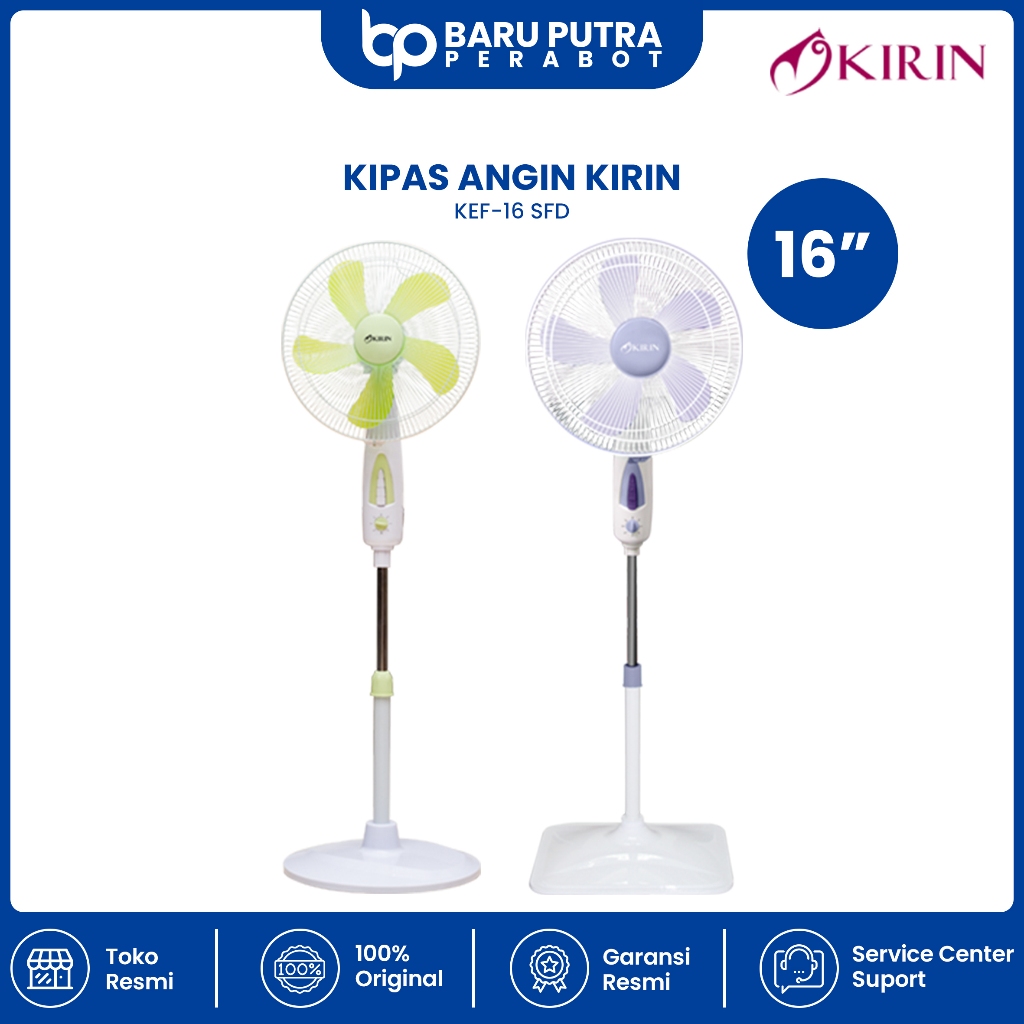 Jual Stand fan Kirin KEF-16 SFD Kipas angin berdiri 16 inch 2in1 Berdiri / Meja | Shopee Indonesia