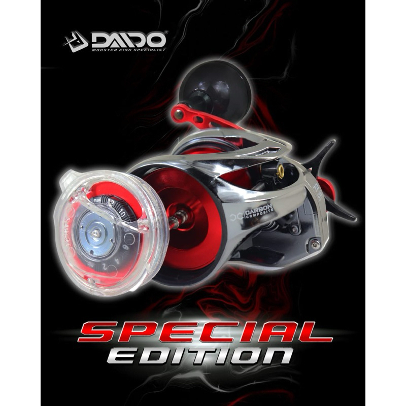 Jual Reel Daido King PREDATOR / ghost 300 / 400 Baitcasting reel SW ...