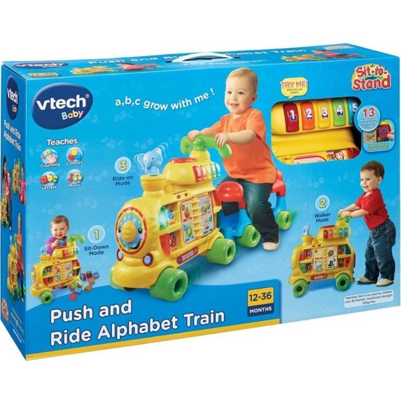 Jual Second Vtech Sit-to-Stand Baby Push and Ride Alphabet Train ...
