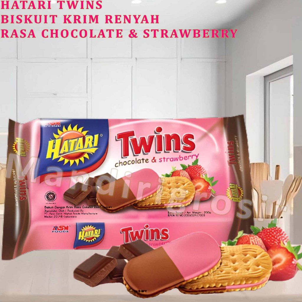 Jual Biskuit Krim Renyah * Hatari Twins * Biskuit Rasa Chocolate ...