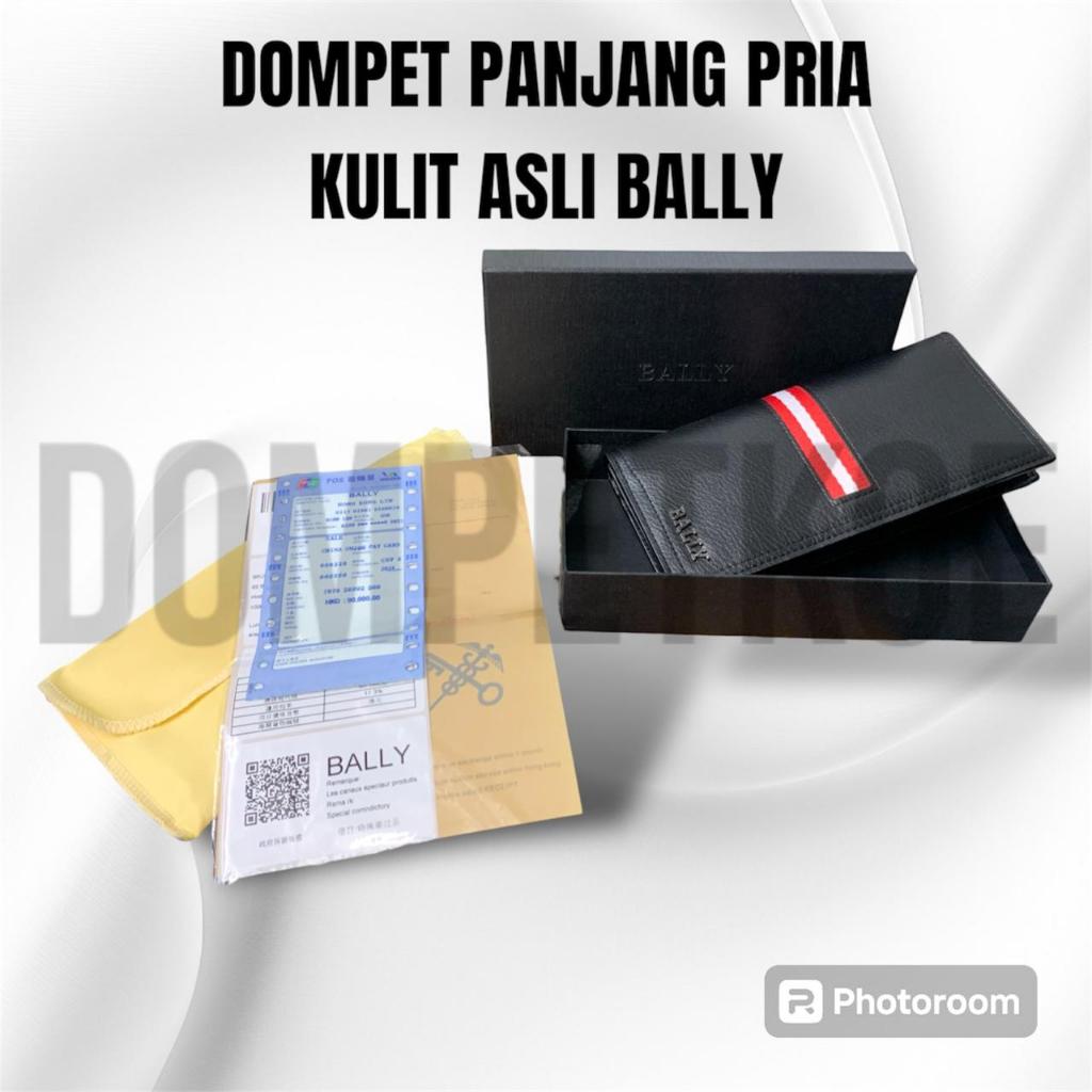 Jual Dompet Panjang Pria Remaja dan Dewasa Bahan Kulit Asli List Merah ...
