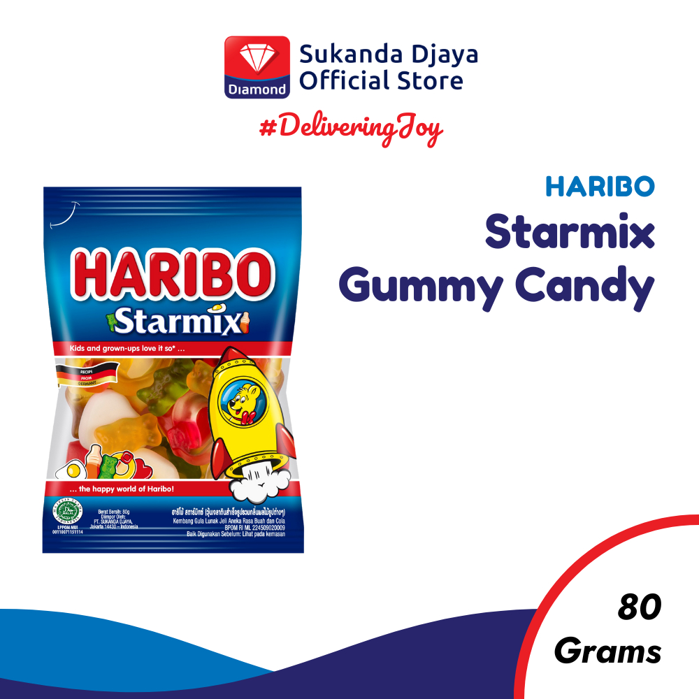 Jual Haribo Starmix Gummy Candy Permen 80 Gr | Shopee Indonesia