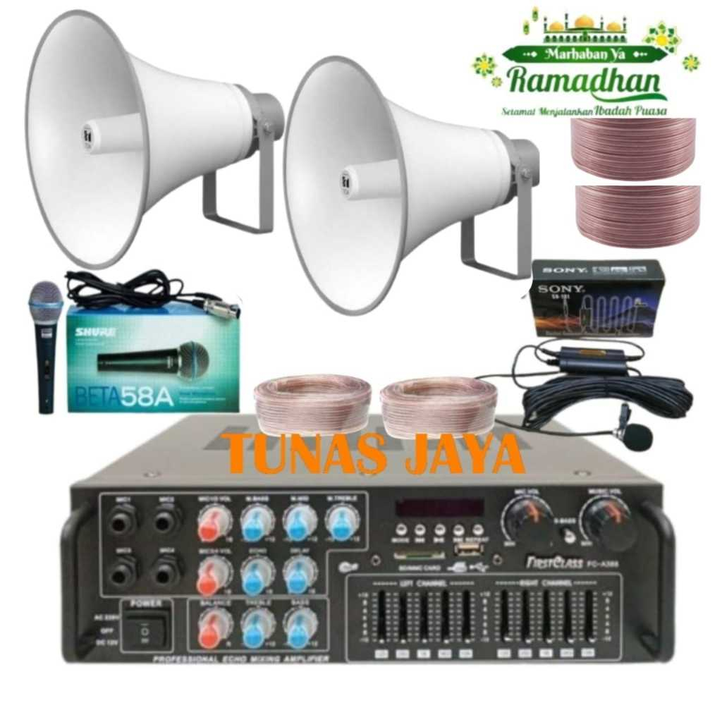 Jual paket sound system / paket toa speaker corong Toa outdoor | Shopee ...
