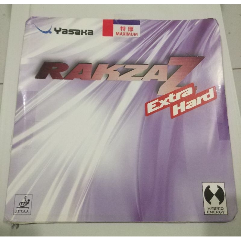 Jual karet second pingpong tenis meja yasaka rakza z extra hard | Shopee Indonesia