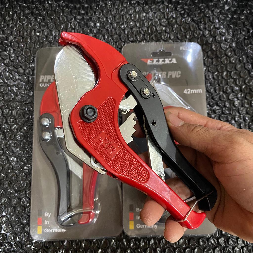 Jual ELLKA GUNTING PIPA PVC 42MM PIPE PVC CUTTER - Tang pemotong pipa pvc - paralon | Shopee ...