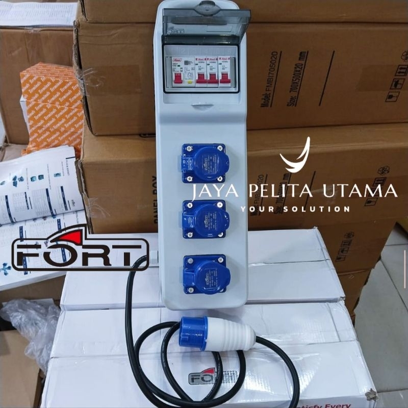 Jual Industrial Distribution Box FT-ZH1802-A 3WAY IP67 ELCB Protect ...