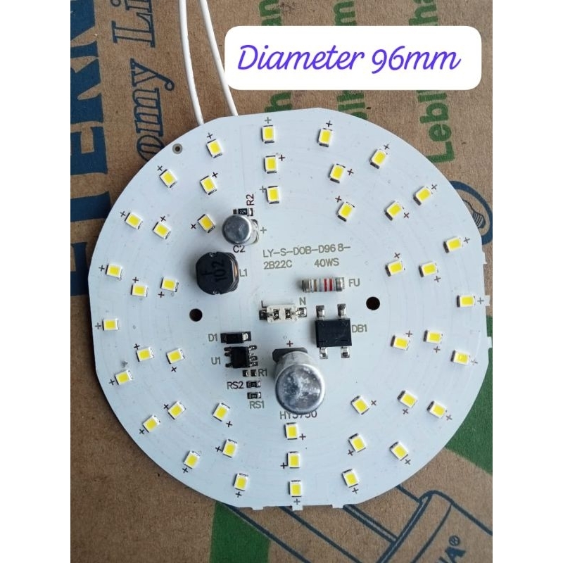 Jual mesin lampu LED ac 40w nyala putih terang kualitas bagus(ACR) D ...