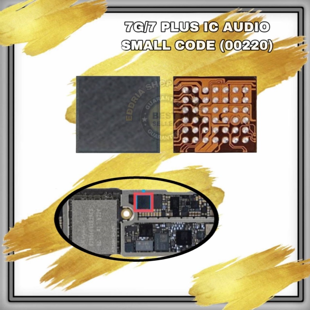 Jual IC AUDIO SMALL 7G/7 PLUS ORIGINAL BARU CODE (00220) | Shopee Indonesia