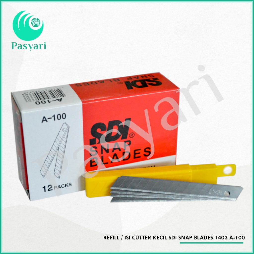 Jual [KECIL] Refill Isi Cutter Kecil SDI Snap Blades 1403 A-100 ...