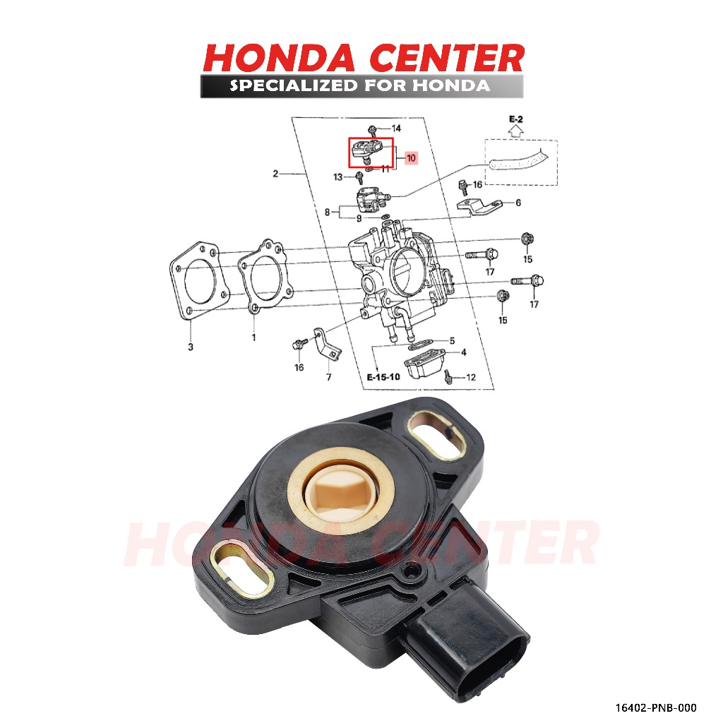 Jual Sensor Tps Trotel Sensor Crv Rd Gen2 Stream 2002 2003 2004 2005 ...