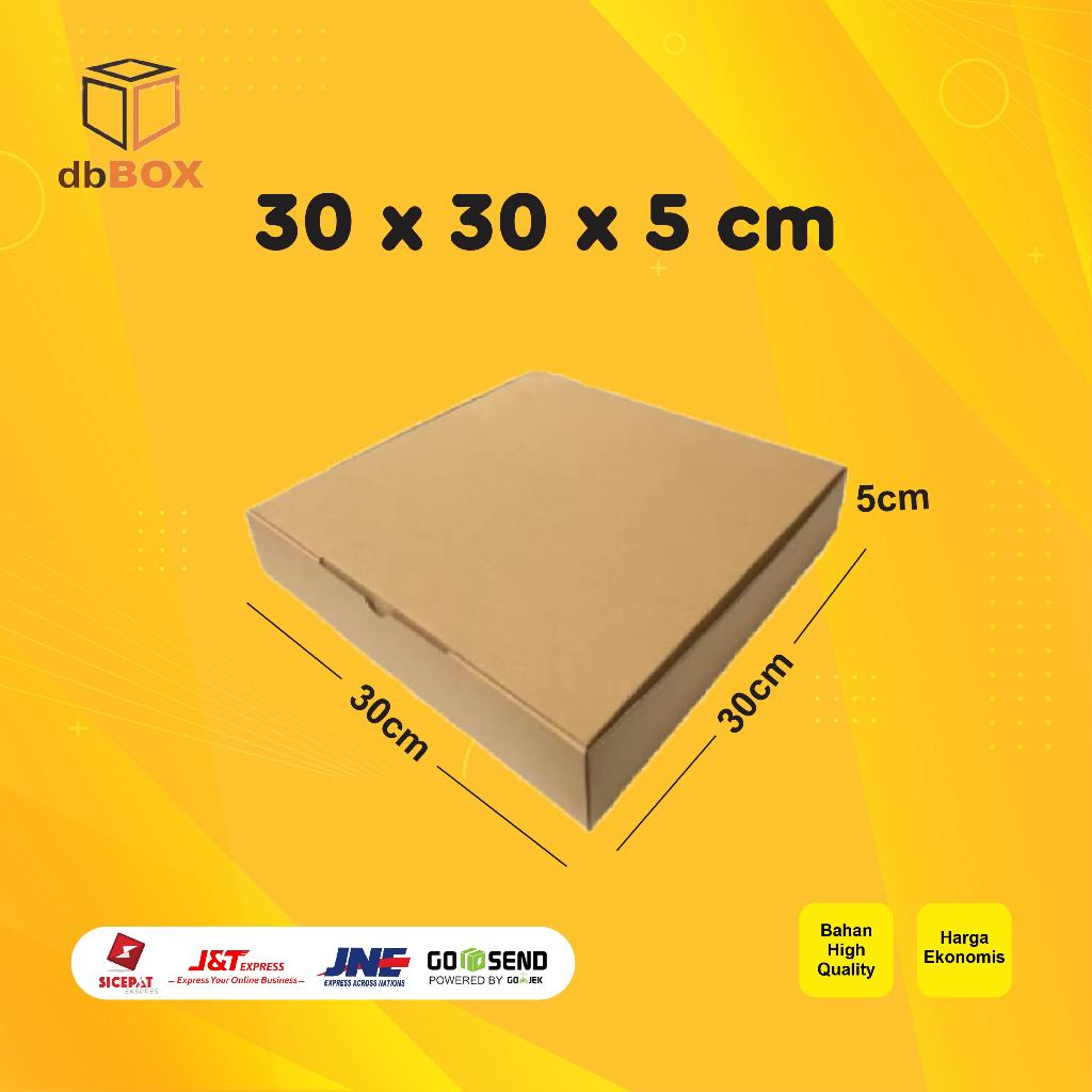 Jual Kardus 30x30x5 cm | Box Die Cut dan Easy Usage | Box Kue Tart ...