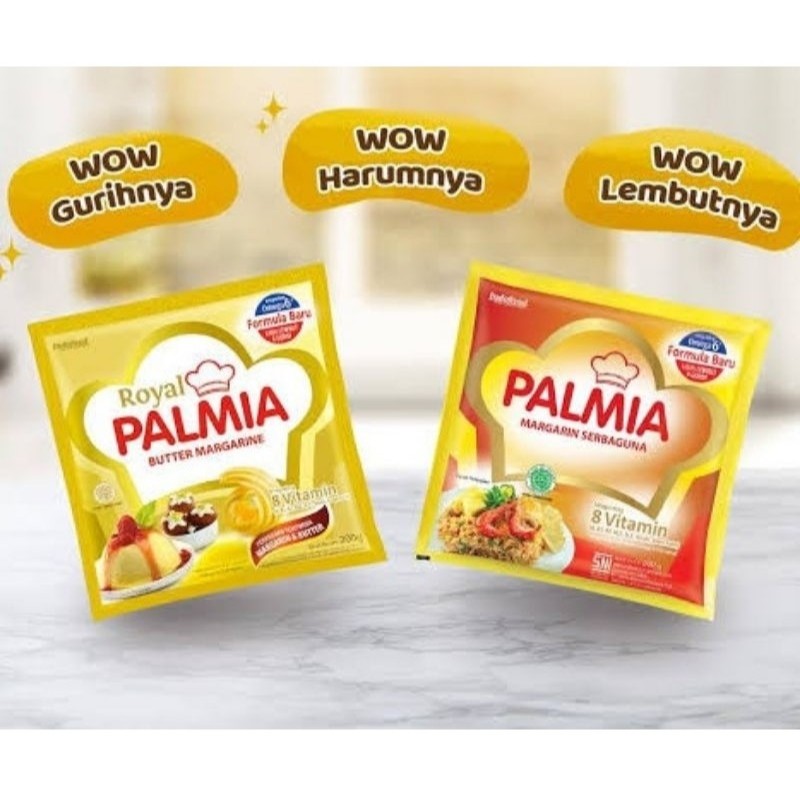 Jual MARGARIN PALMIA / ROYAL PALMIA 200G | Shopee Indonesia